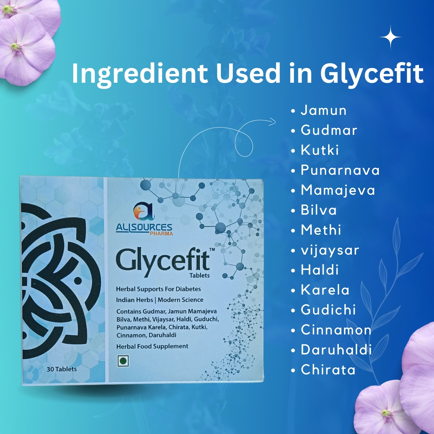Glycefit Herbal Tablets | Natural Blood Sugar Control & Wellness